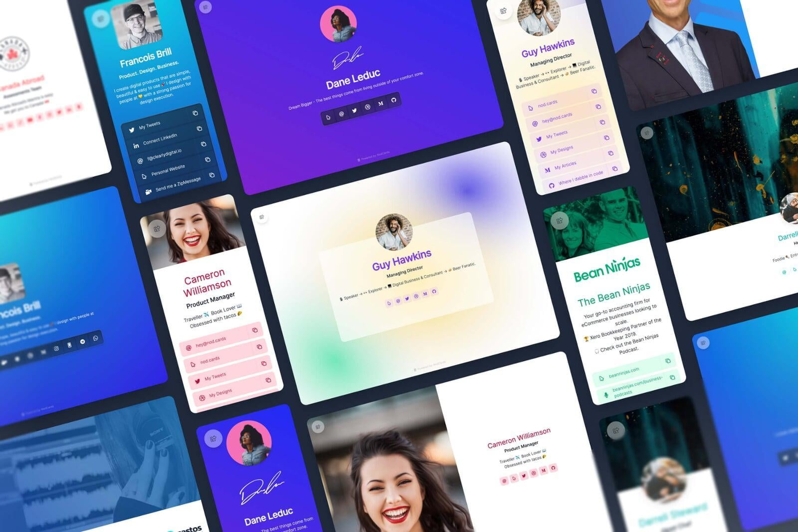 Link in Bio and Email Signature for Entrepreneurs and Startups | NodCards